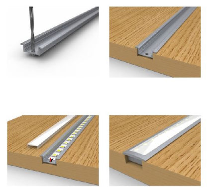 Aluminium Extrusion Profiles | Led Strip Lights - Led Light Melbourne ...